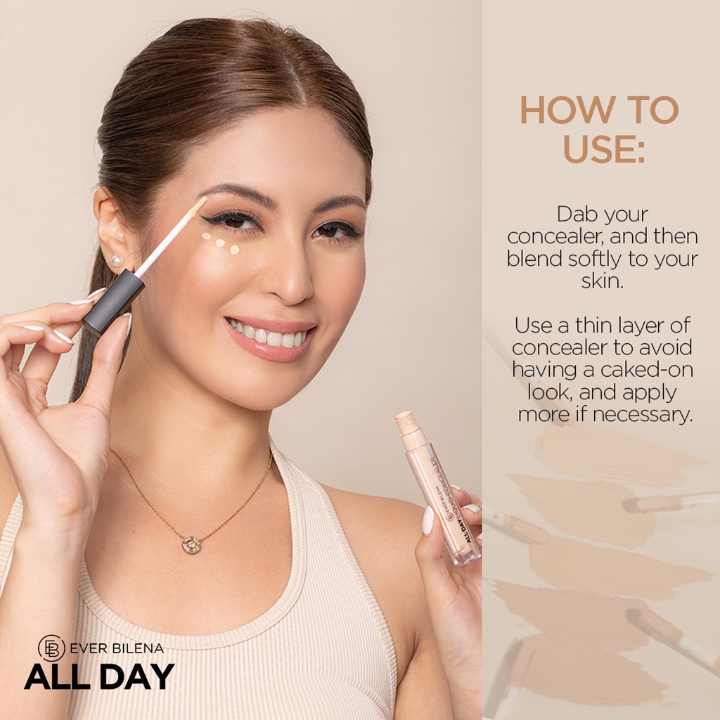 EB All Day Liquid Concealer 3ml [Long lasting, Full Coverage, Makeup ...