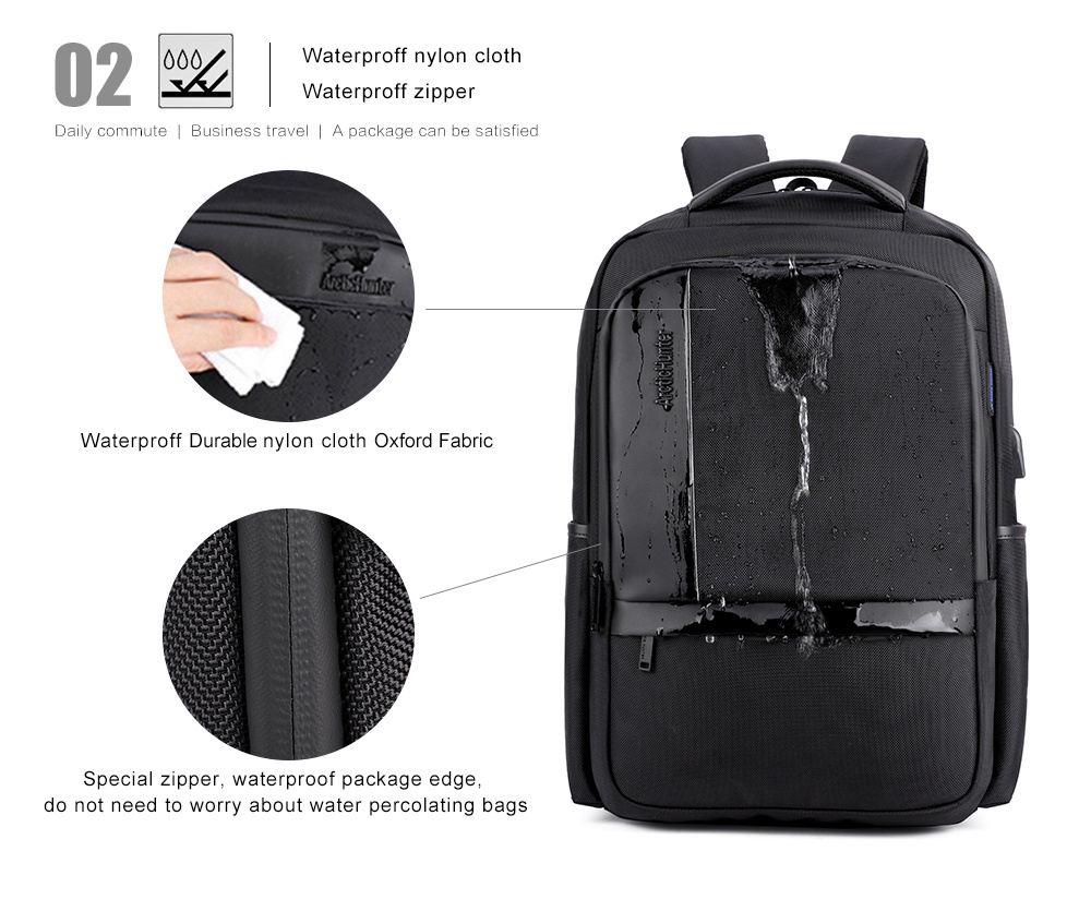 Arctic Hunter B00120 Water Resistant Anti-Theft Back Pack | Shopee ...