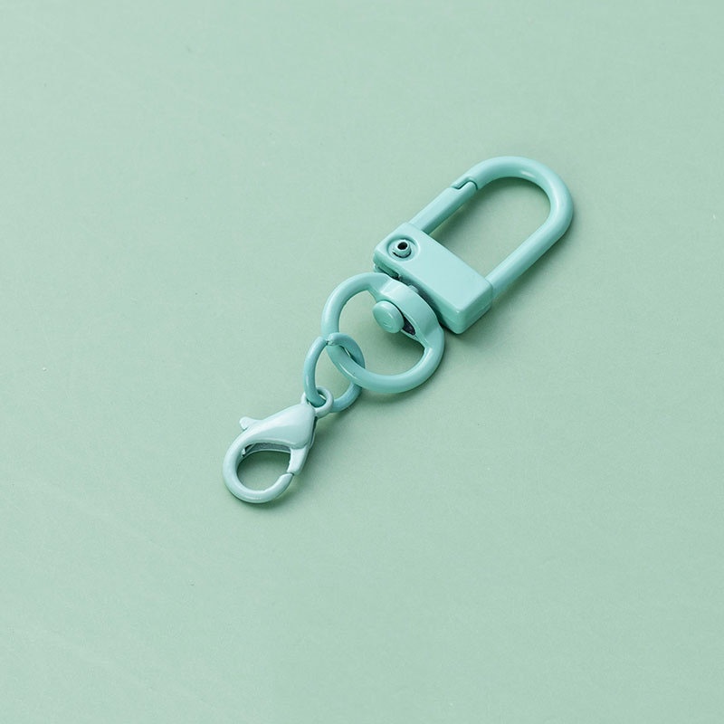 1pcs/bag Fashion Keychains Metal Painted Color Pendant Key Ring Chains ...