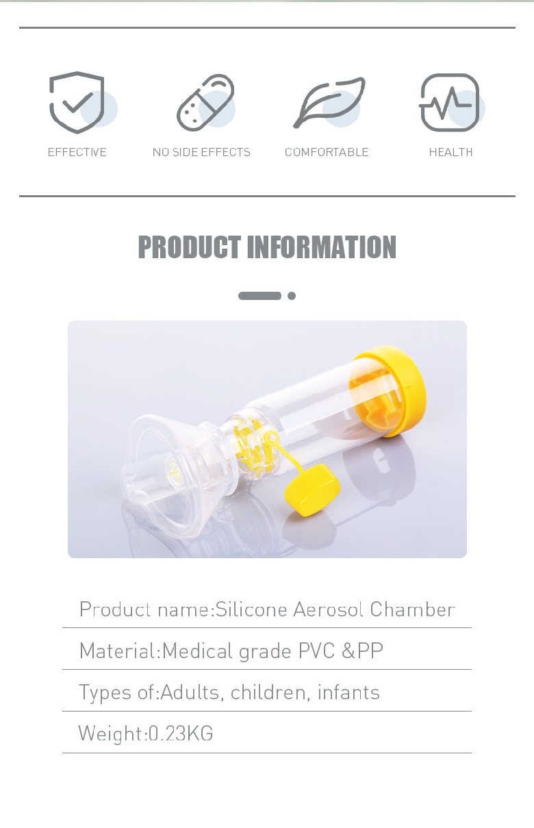 Canack Aerosol Chamber Medical Grade Silicone With Green Bag ...