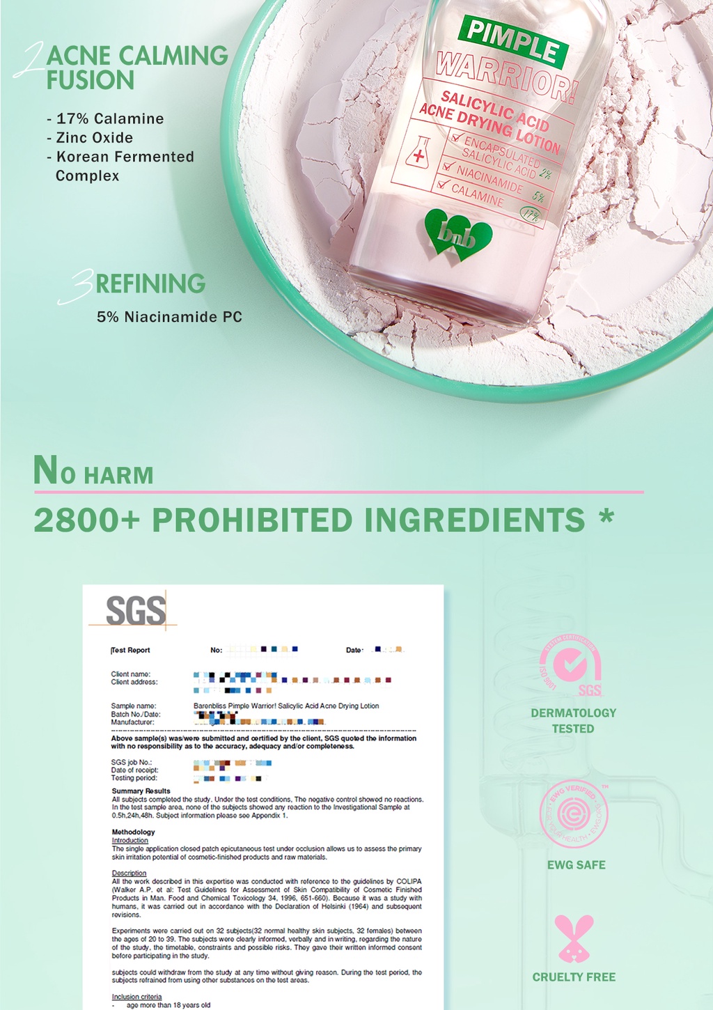 barenbliss BNB Pimple Warrior Salicylic Acid Acne Drying Lotion | Acne ...