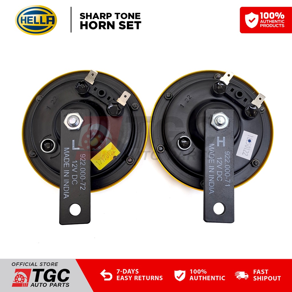 Hella Sharp Tone Horn Set / Best in Class Range Car and Motorcycle Horn ...