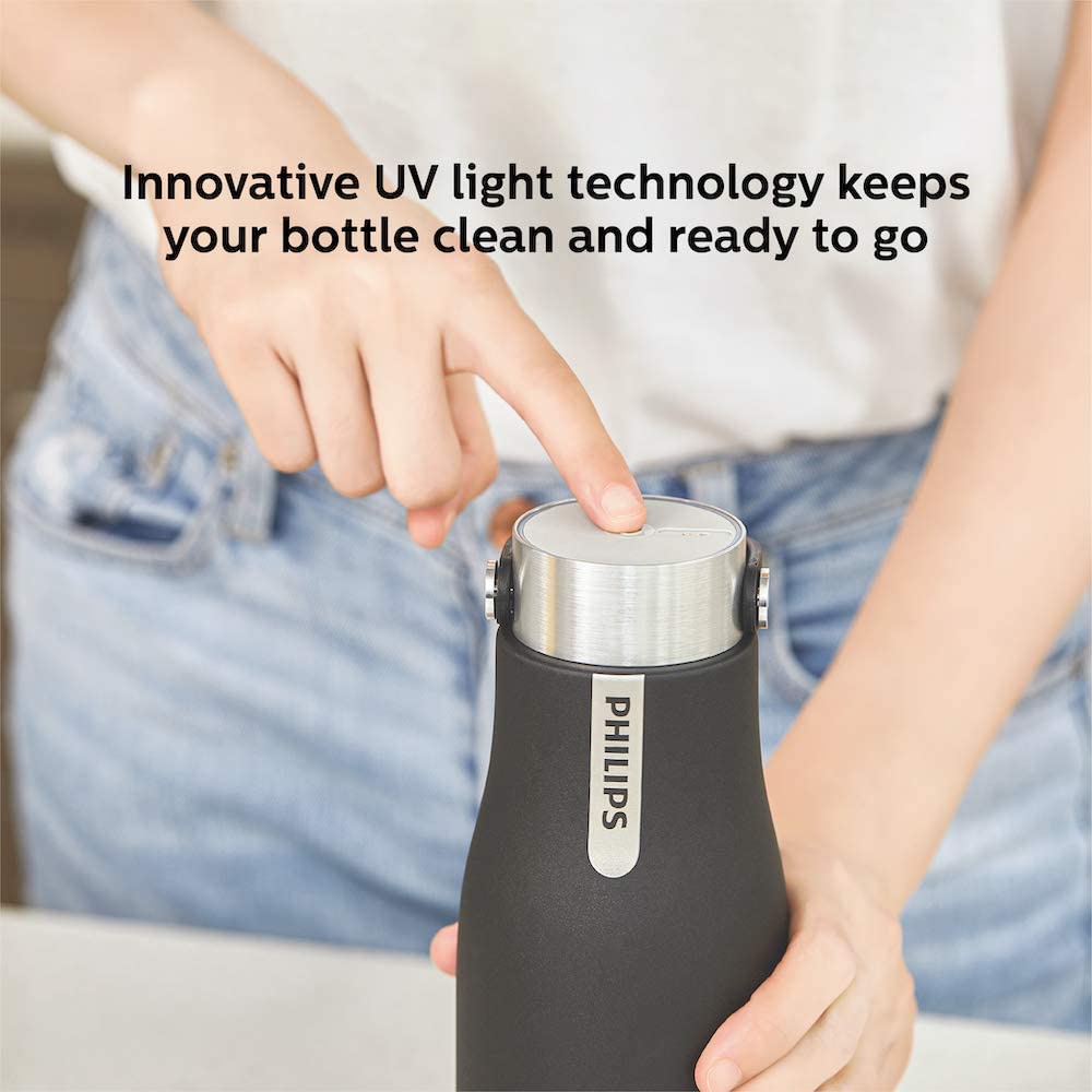 Philips Water Gozero Smart Bottle Stainless Steel Keep Cold Up To 24 ...
