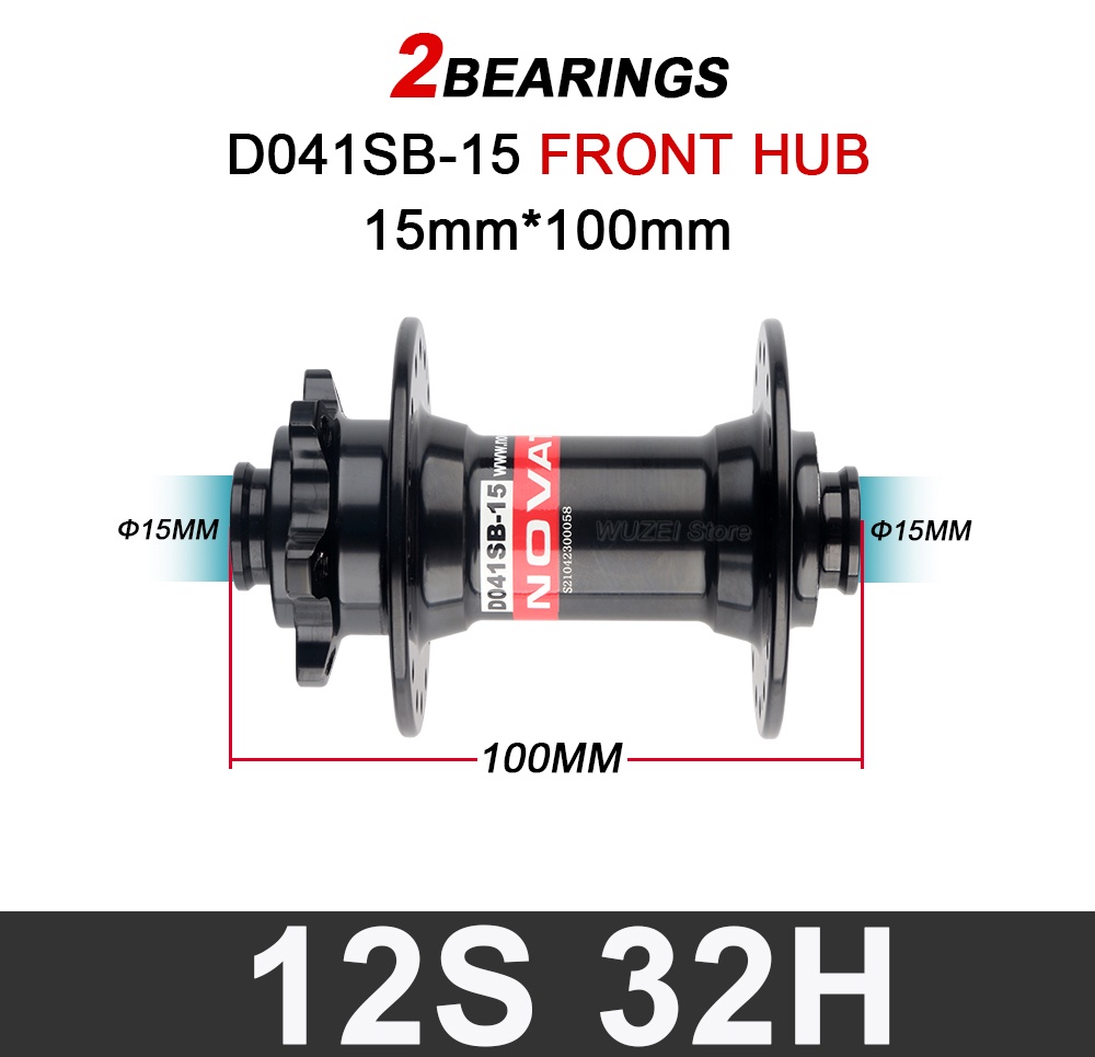 NOVATEC MicroSpline hubs 32 Holes quick release hub thru axle MTB MS ...