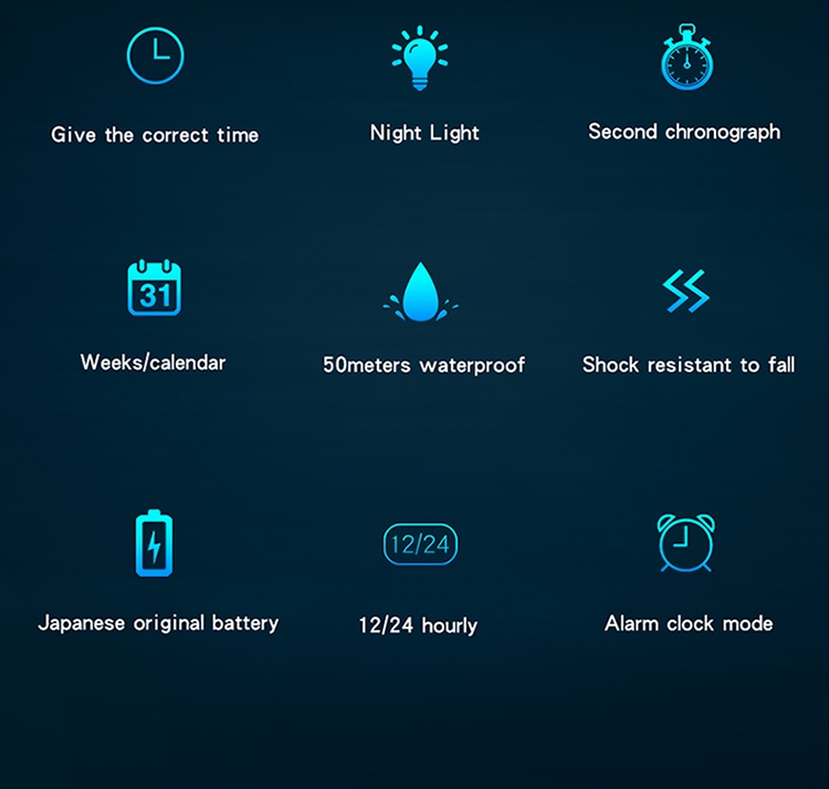 SANDA Men Watch original Waterproof Quartz Digital Sport Led Watch Dual ...