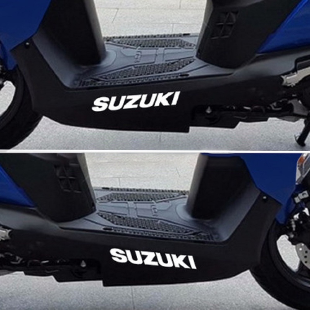 SUZUKI UY125 Motorcycle Scooter Reflective Sticker Motor Head Body Pull ...