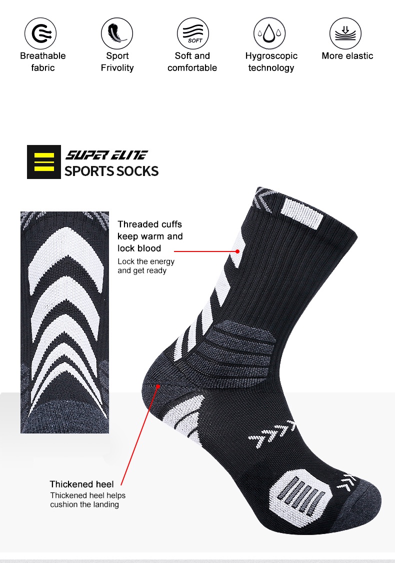 X-TIGER Premium Sports Socks Running Basketball Football Cycling Tennis ...