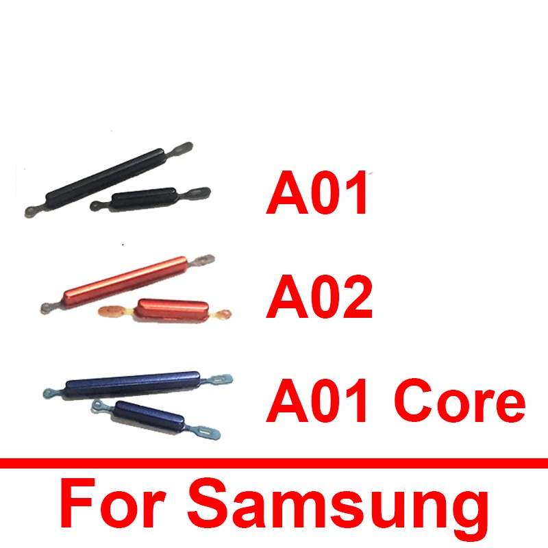 Side Power Button Volume Keys For Samsung Galaxy A01 A015F A02 A025F ...