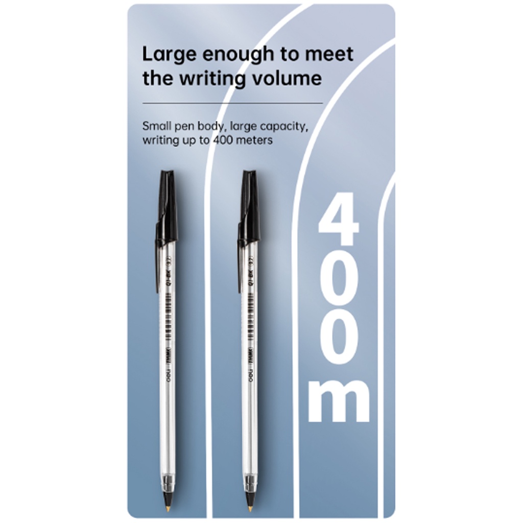 Deli Q1-BK Think 0.7mm Bullet Tip Ball Point Pen 1pc [79Q1-BK] | Shopee ...