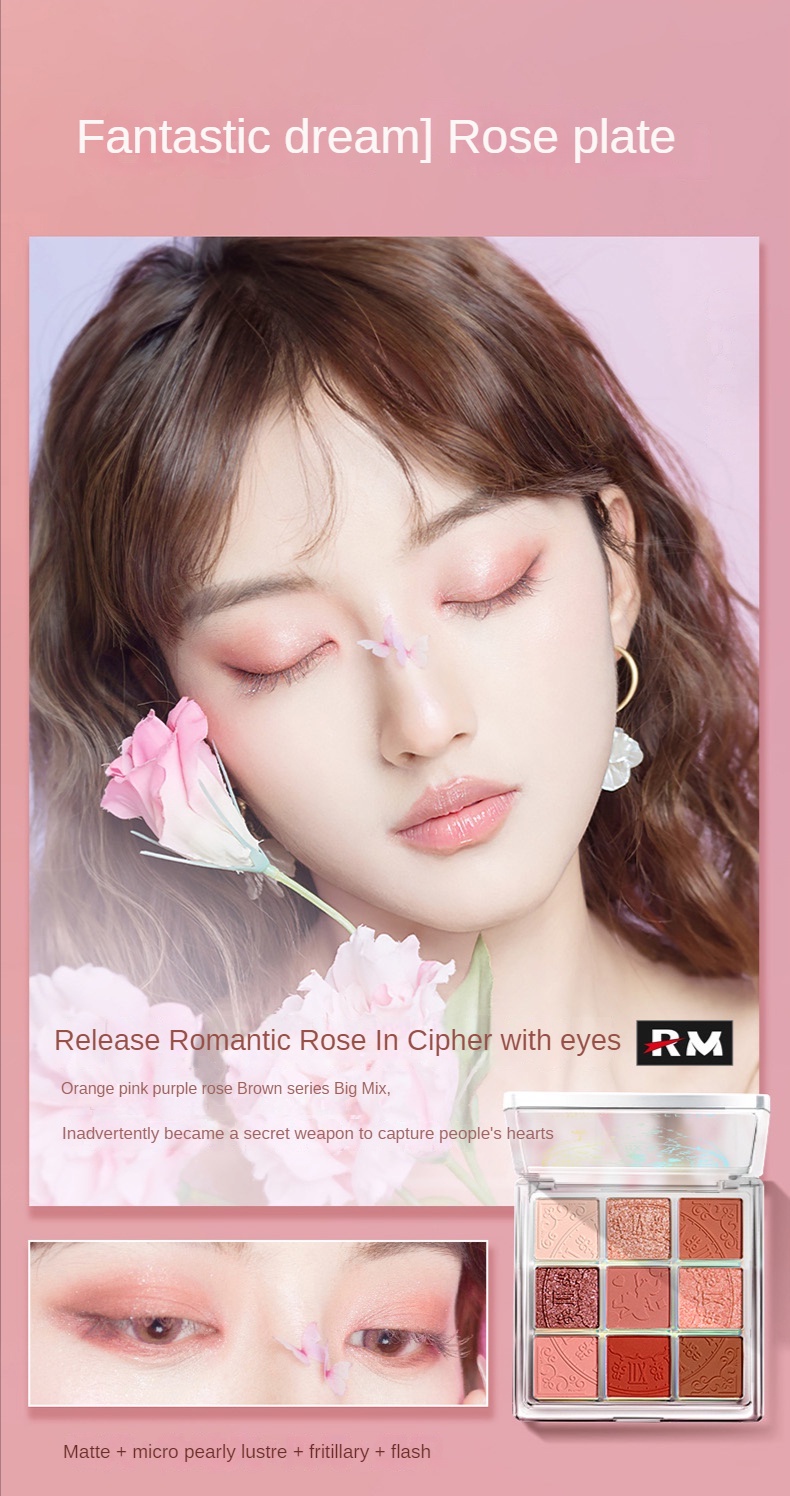 [Limited Time Promotion] ZEESEA 9-Color Eyeshadow Palette Pearlescent Matte Eye Makeup Highly ...