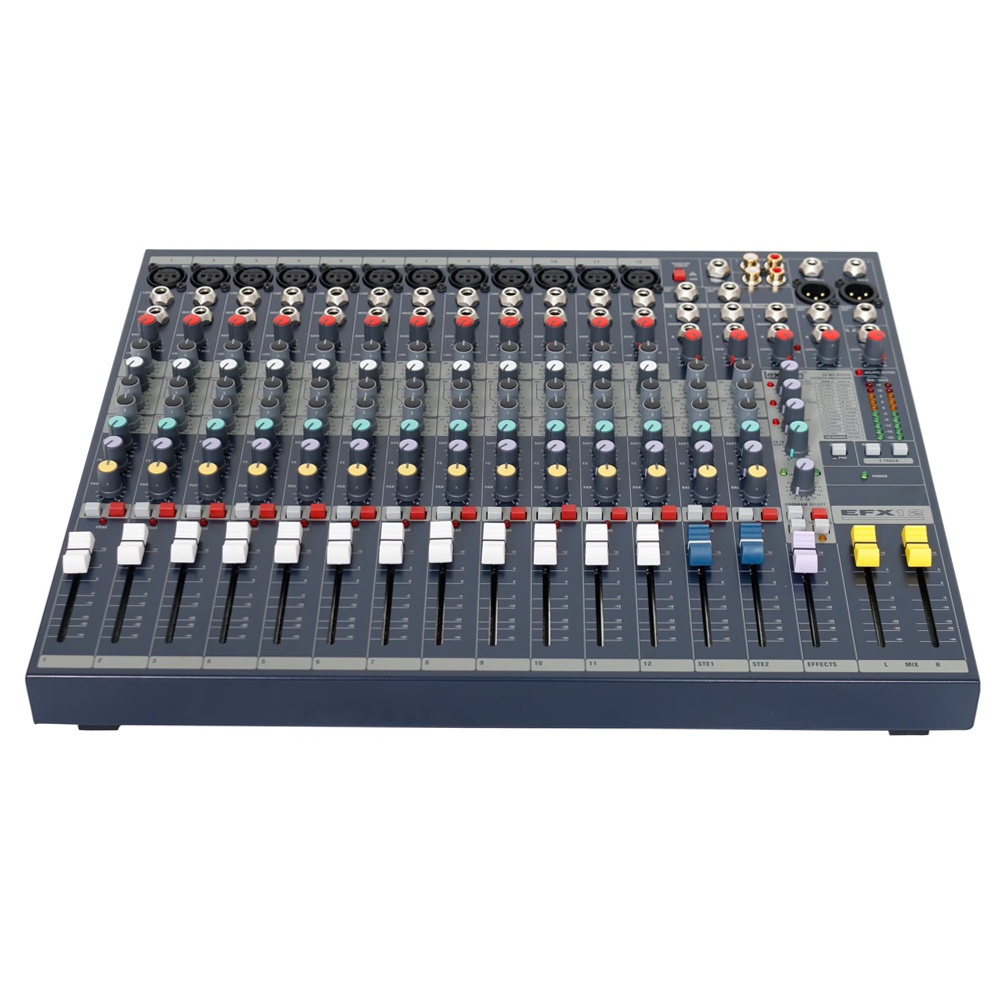 Soundcraft Efx12 High-Performance 12-Channel Lexicon Effect Mixer console multipurpose mixing ...