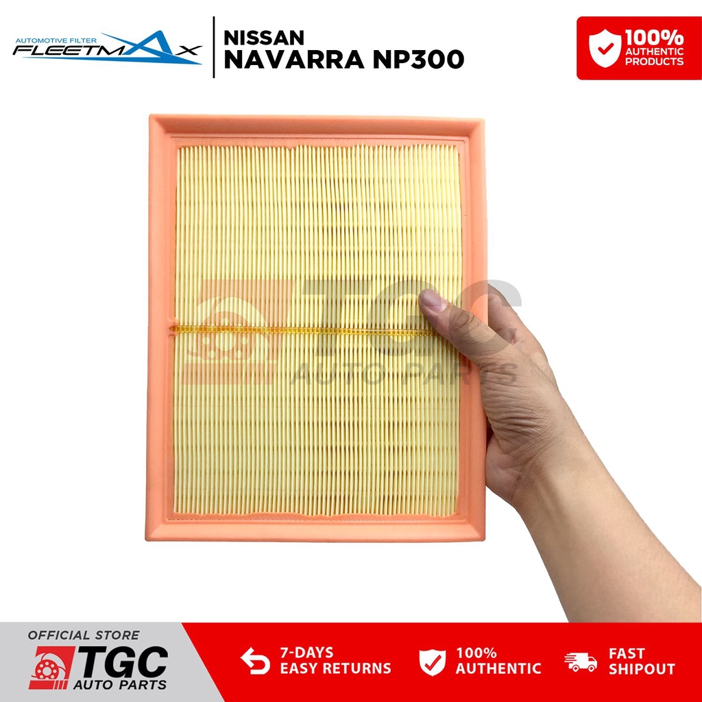 Fleetmax Air Filter for Nissan Navarra NP300 Nissan Terra 2015 2020 FAS ...