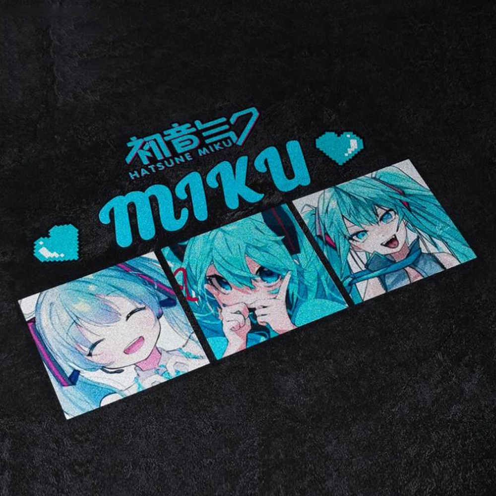 Hatsune Miku Two-Dimension Cartoon Sticker Windshield Car Door Stickers ...