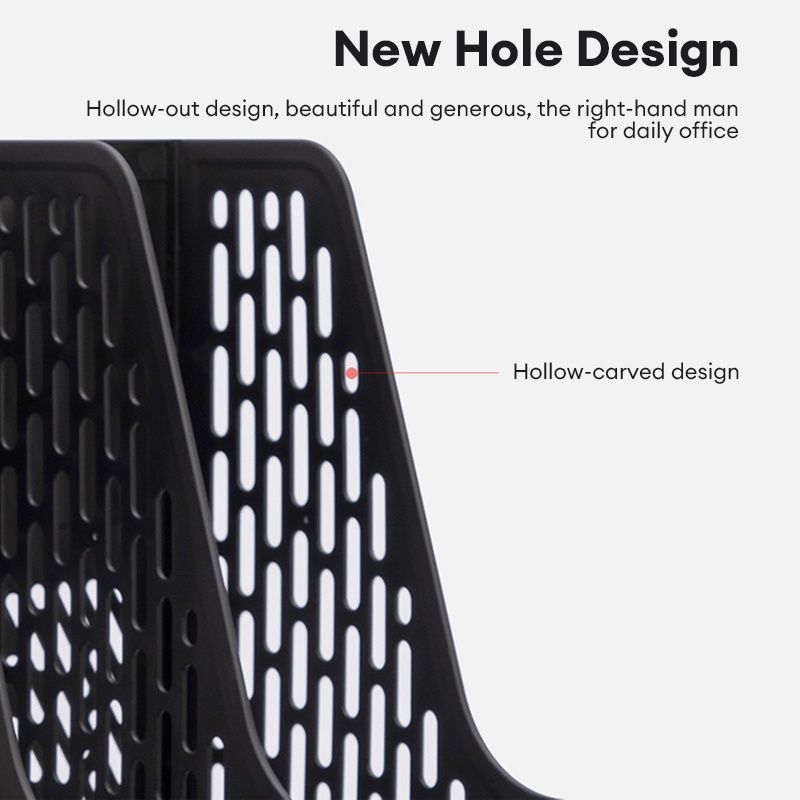 Deli 3/4 A4 Tier File Organize Box Magazine Document Organizer Desktop ...