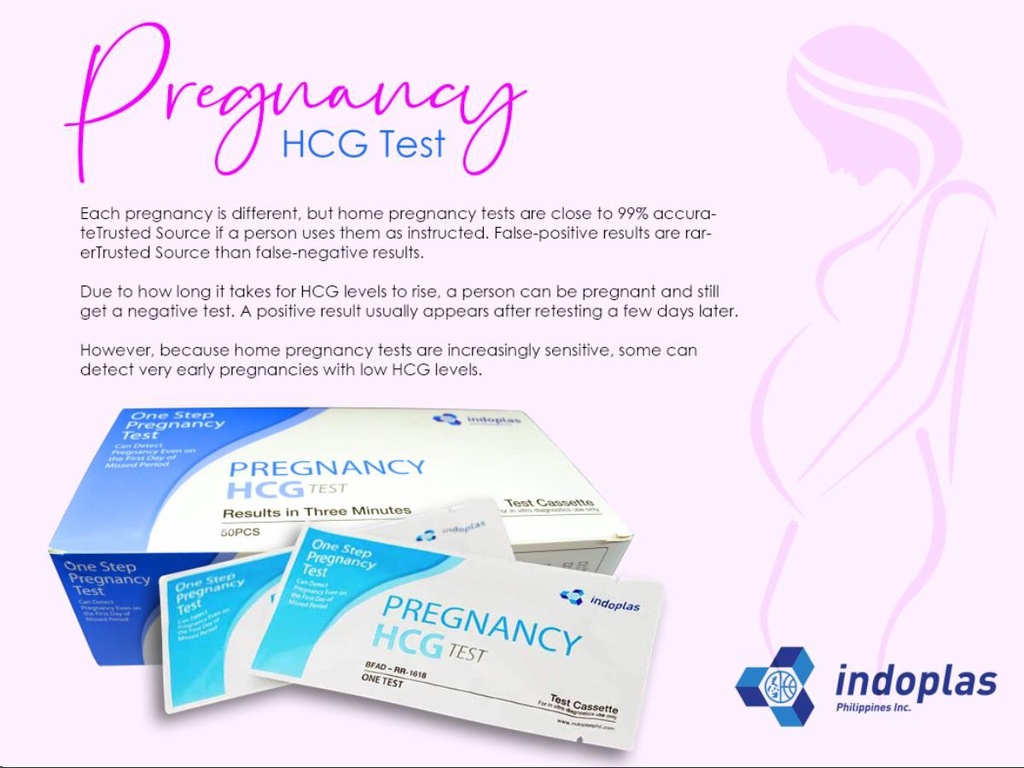 Indoplas HCG Pregnancy Test Cassette Type 1 Piece | Shopee Philippines