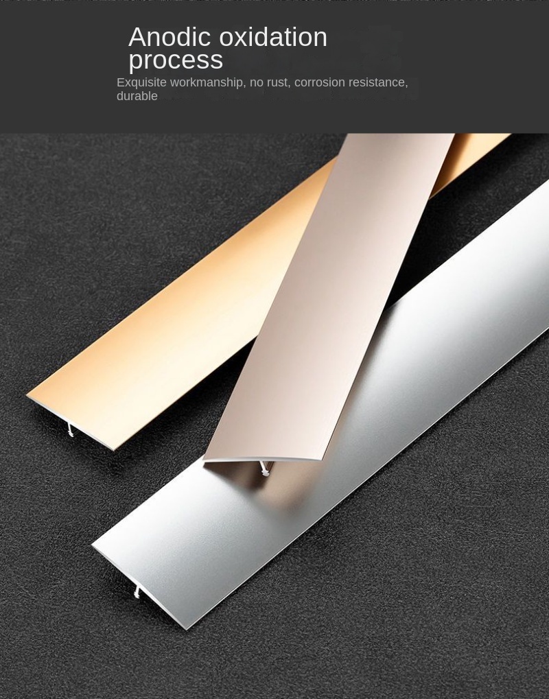T-Type Layering Metal Decorative Moulding Wood Layering Titanium ...
