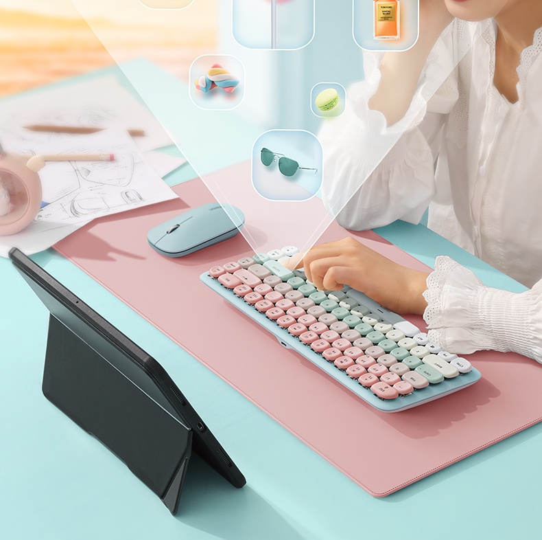 Ugreen FUN Bluetooth wireless rechargeable mechanical keyboard 84 keys ...