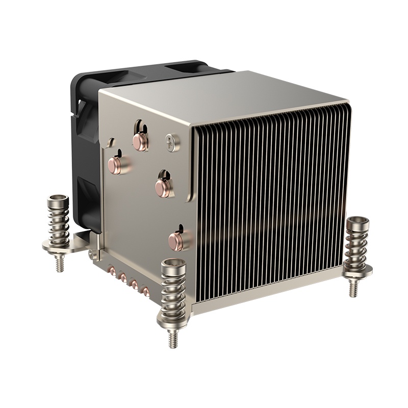 COOLSERVER 2U-R64 4 Heatpipe Server CPU Cooler Workstation Computer ...