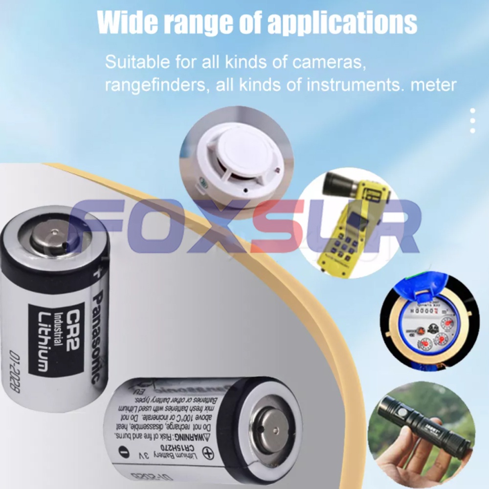Panasonic Industrial Lithium Batteries CR2 (Set of 2) | Shopee Philippines
