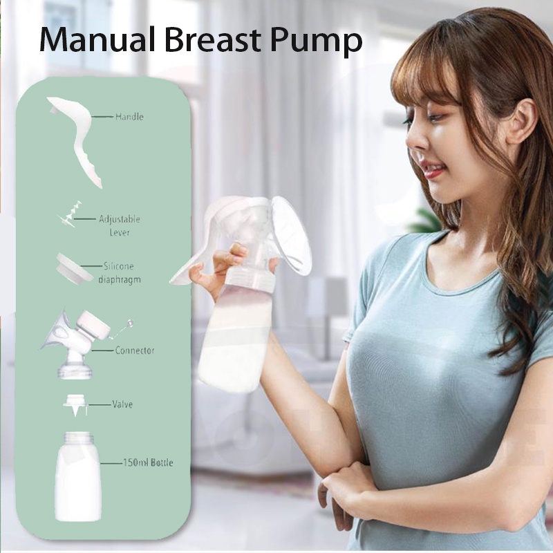 Ready Stok Manual Breast Pump Real Bubee Breast Milk Pump Susu ...
