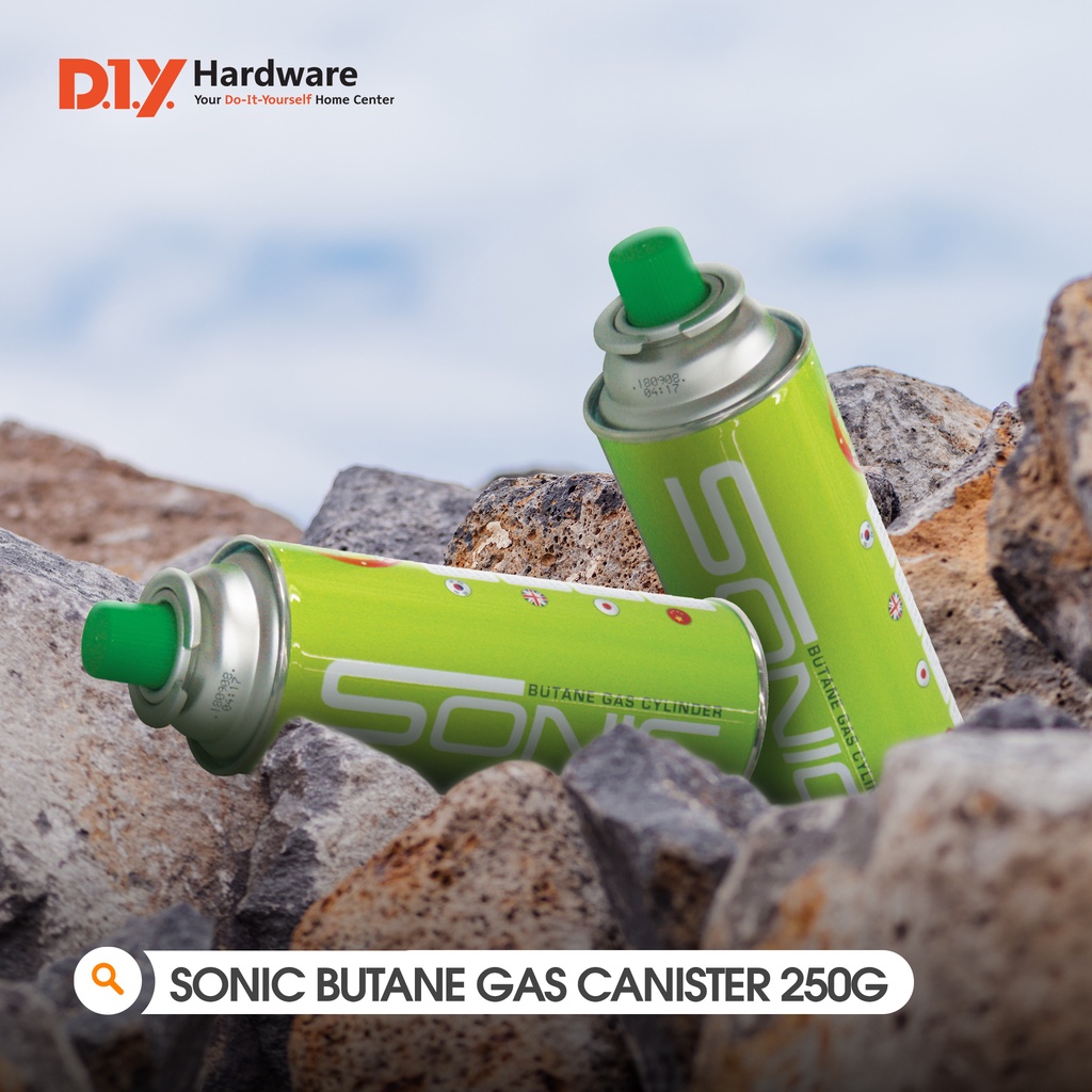 Sonic Butane Gas Canister 250g (Made in Korea) | Shopee Philippines
