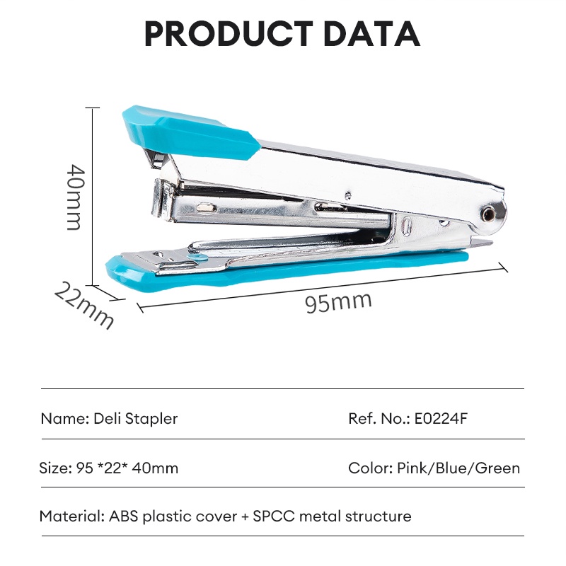 Deli Stapler No.10 Set Portable Stapler For Office School Supplies ...