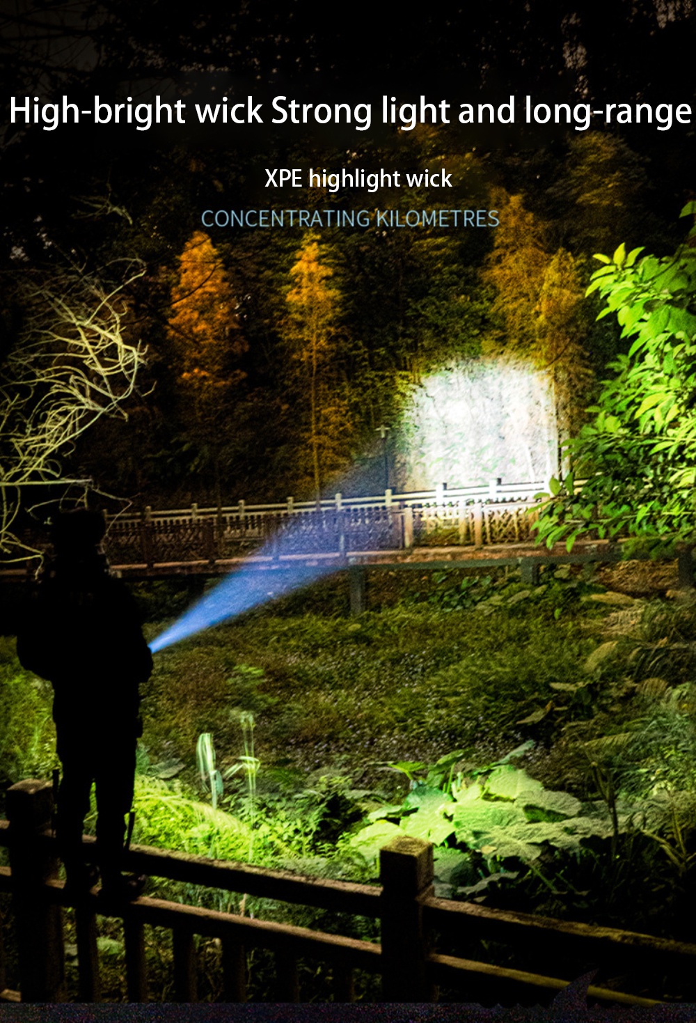 Bel-spot 800 Lumens XPE Torch Light Waterproof Rechargeable Zoom ...