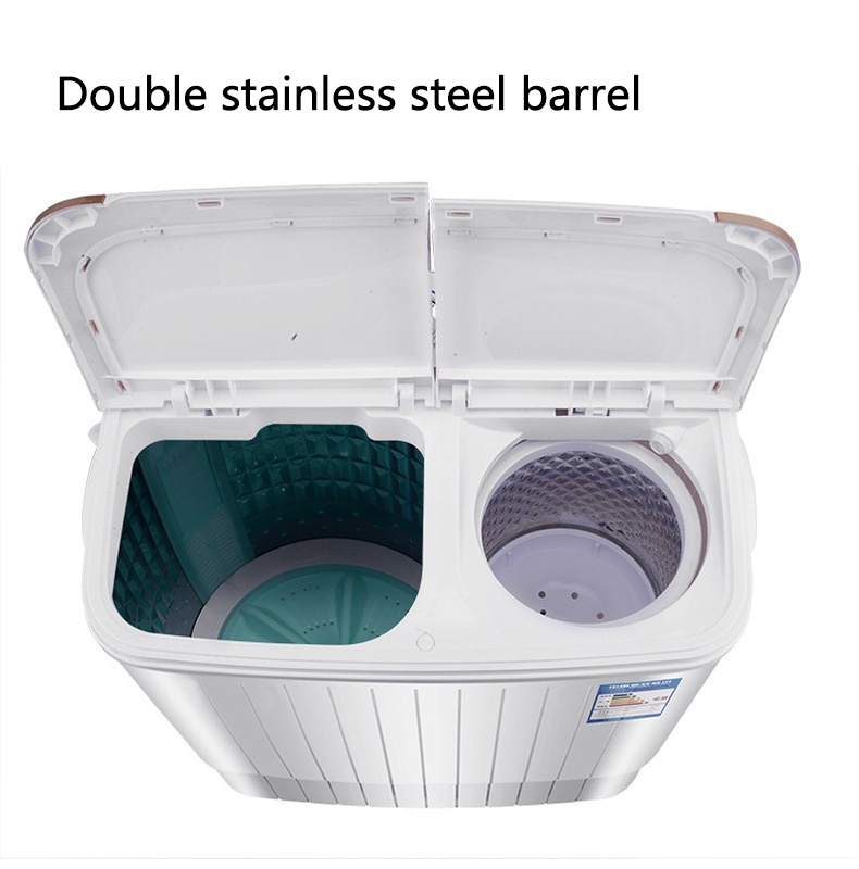 6KG Twin Tub washing machine -With Dryer, Household Semi-Automatic ...
