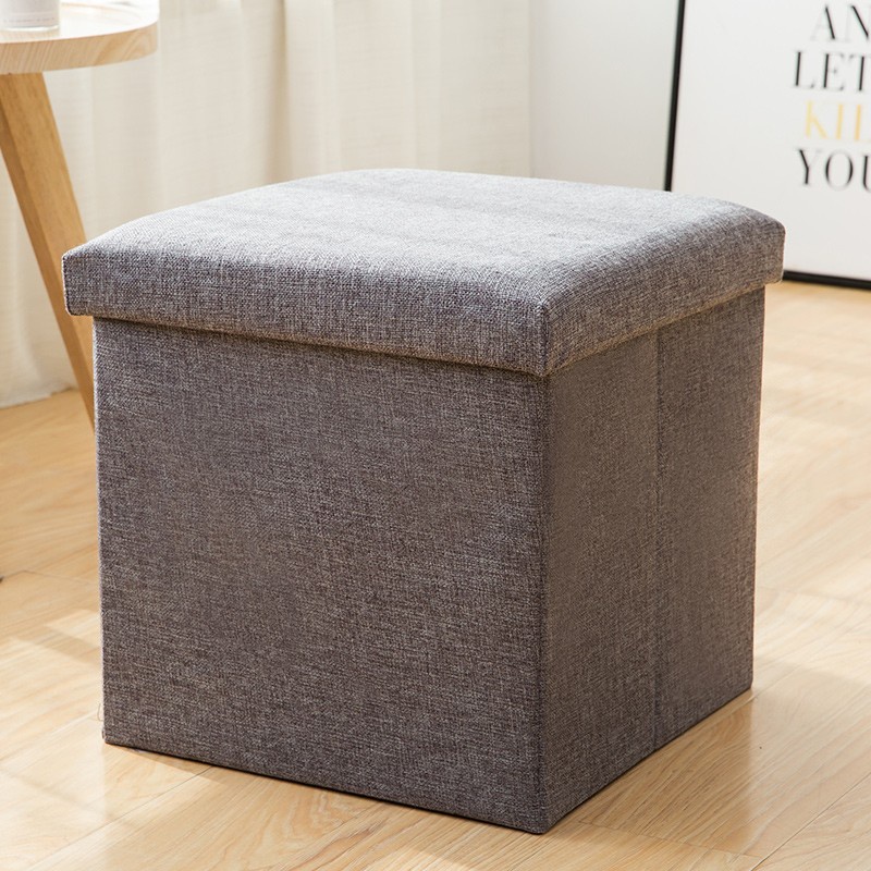 Footrest Foldable Storage Box/Storage Stool 30*30*30cm Foot Seat ...
