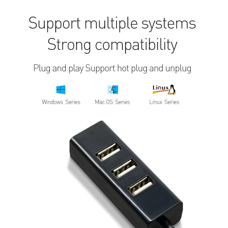 SU-YOSD 4 Port USB Hub 3.0 High Speed Splitter Expansion Computer ...