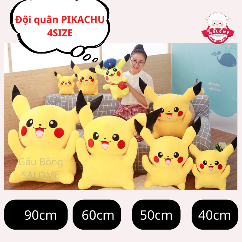 Pokemon Cartoon SALOME cute pikachu Teddy Bear, cute pikachu stuffed ...