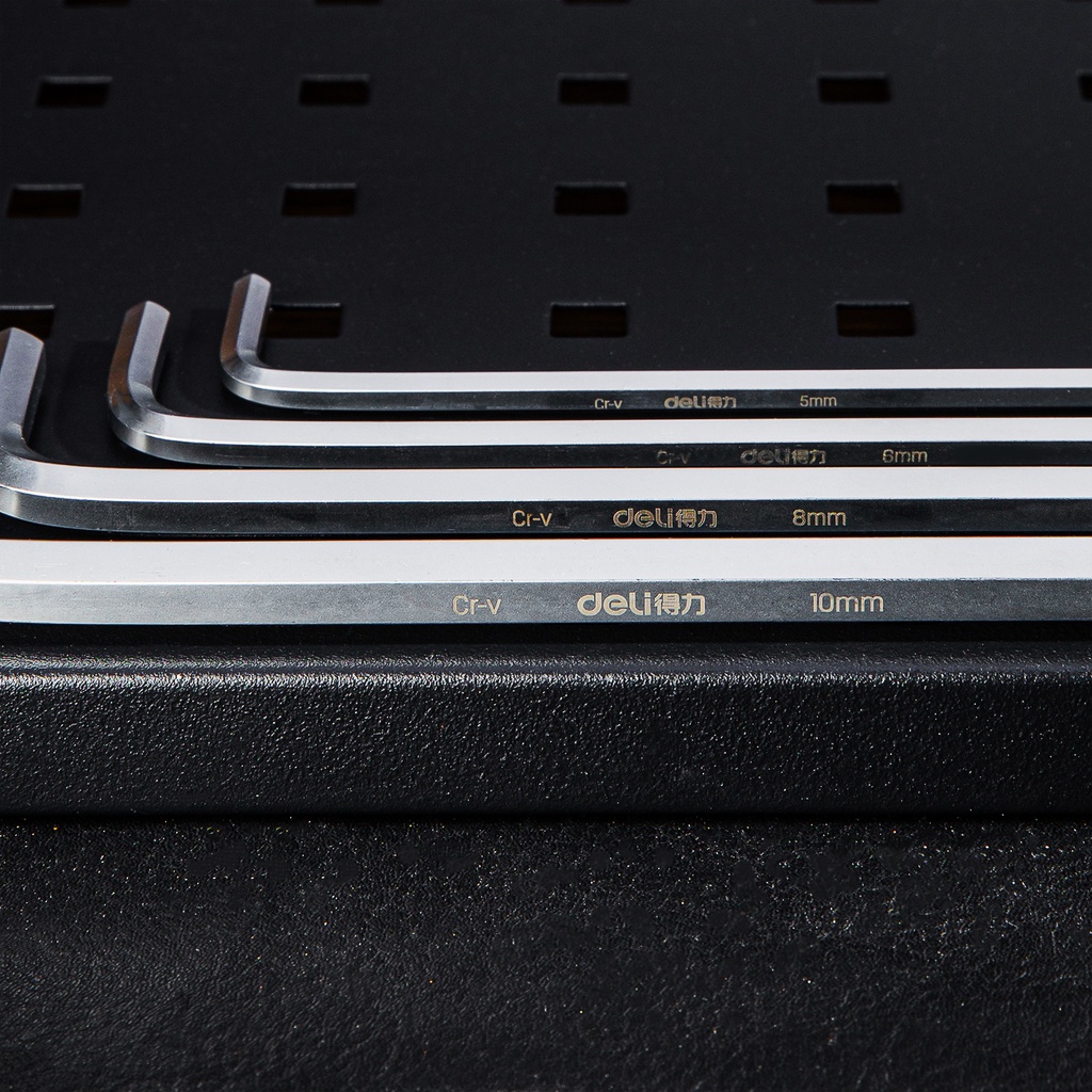 Deli 9Pcs Ball Point Hex Key Set Flat + Plum Hex Key Set (1.5-10mm ...