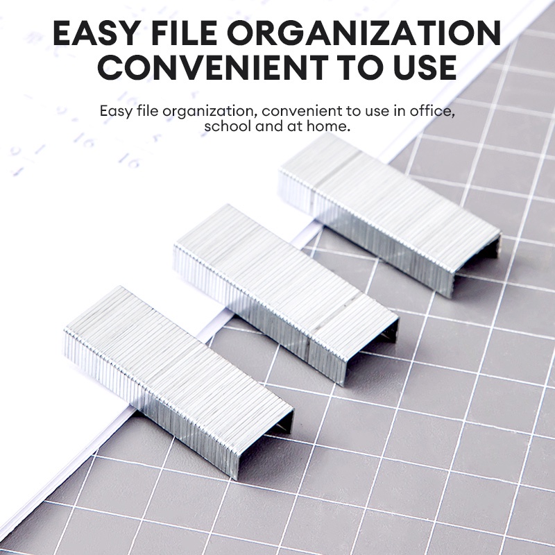 Deli 1000PCS/BOX Staple 24/6 School Office Supplies E0012N | Shopee ...