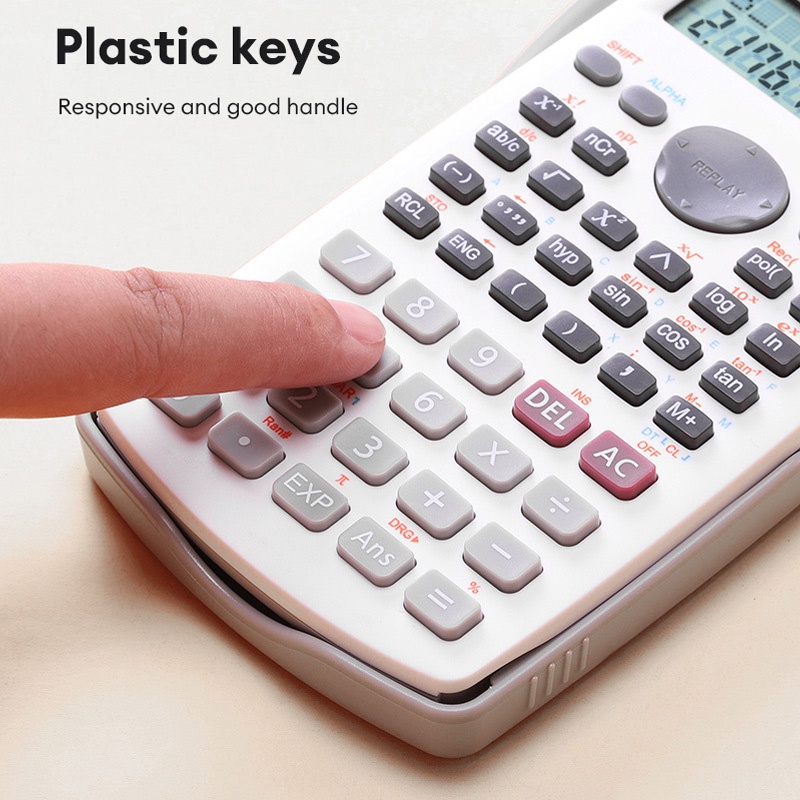 Deli Scientific Calculator Big And Clear Display Engineering Scientific ...