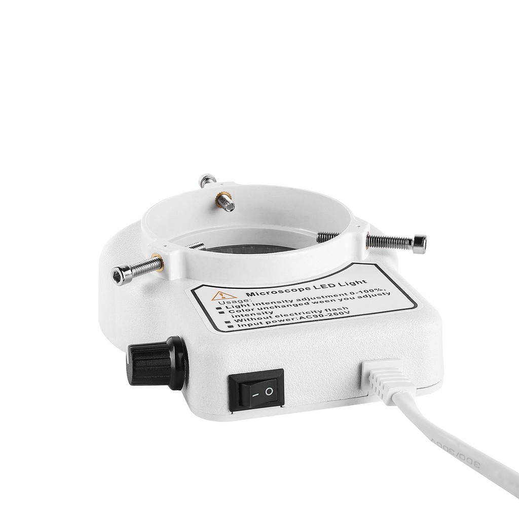 LED Ring Lamp For Microscope Brightness Adjustable Lamp CCD Camera Fill ...
