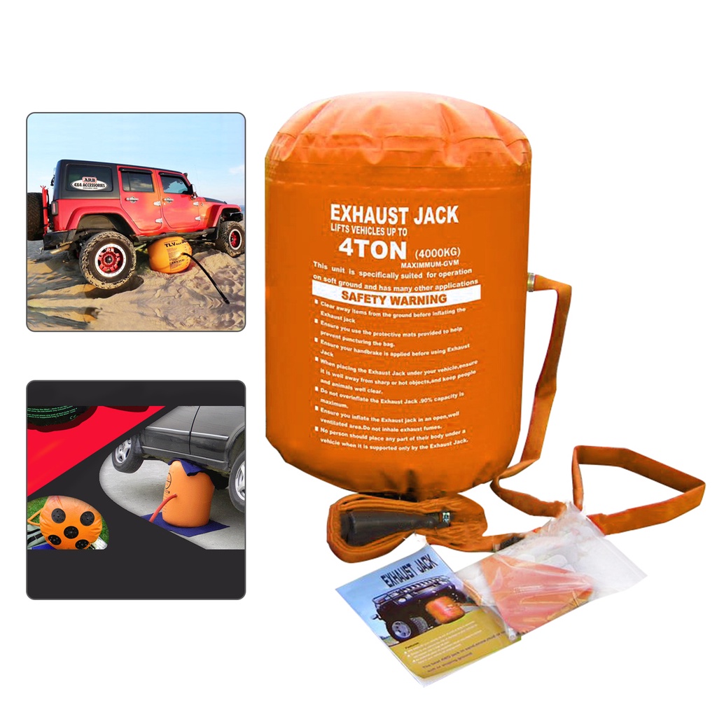 qpKUNG Large Medium Inflatable Jack Exhaust Air Jack 4.2T 72Cm for Car ...