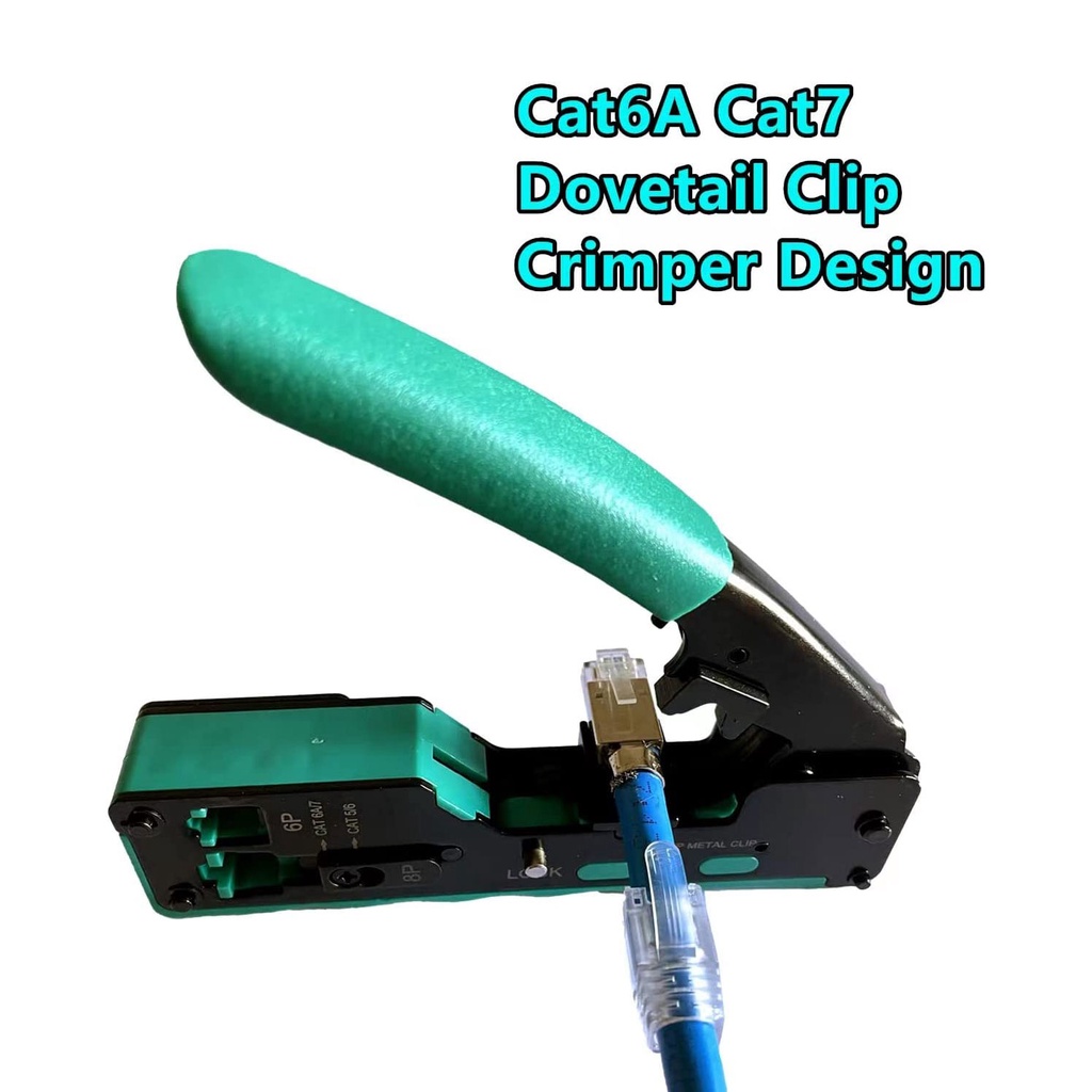 ZoeRax RJ45 Pass Through Crimp Tool Kit 7088K Ethernet Crimper Cat5 ...
