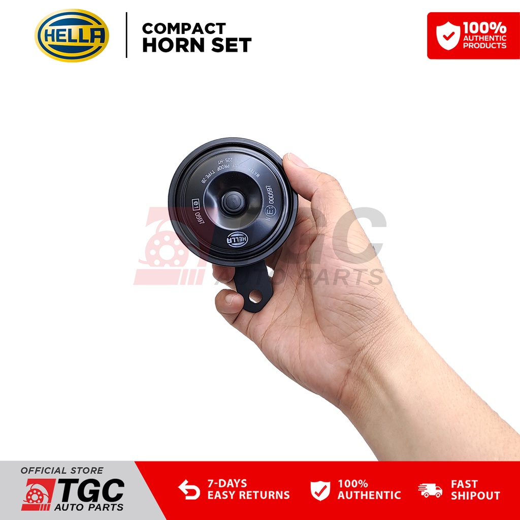 Hella Compact Horn Set / Value Range Car and Motorcycle Horn 3AM 12v ...
