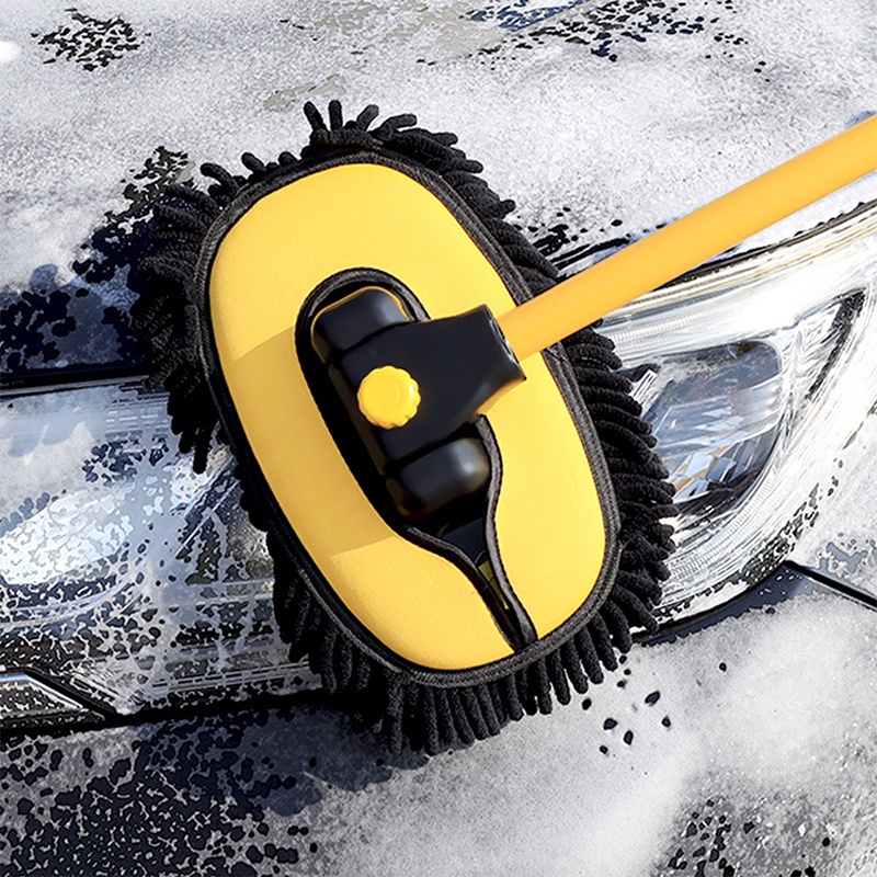 New Car Cleaning Brush Car Wash Brush Telescoping Long Handle Cleaning ...