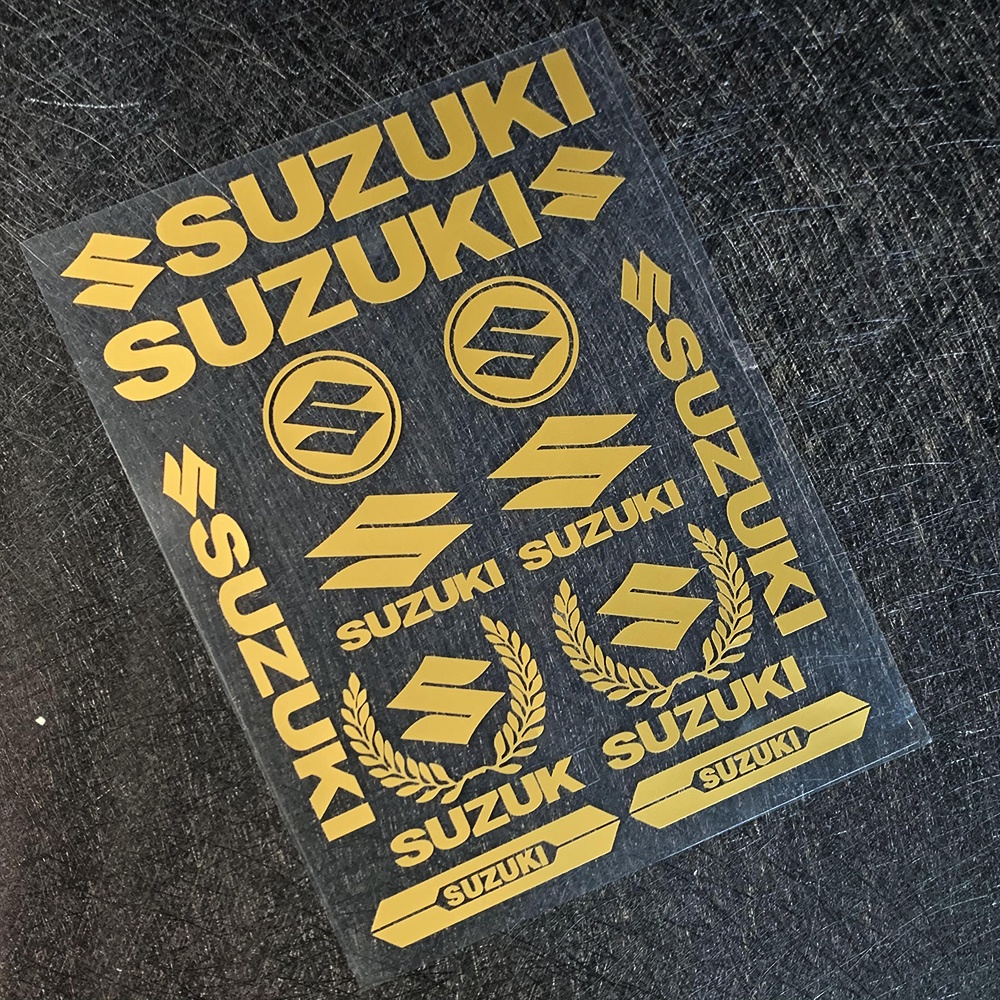 Suzuki Motorcycle Sticker Car Body Sticker Waterproof Sun Protection ...
