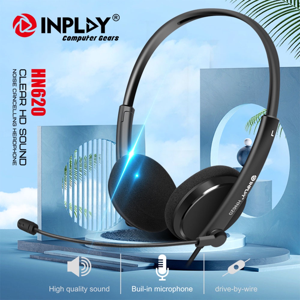 Inplay Hn620 Noise Cancelling Headset By EJD | Shopee Philippines