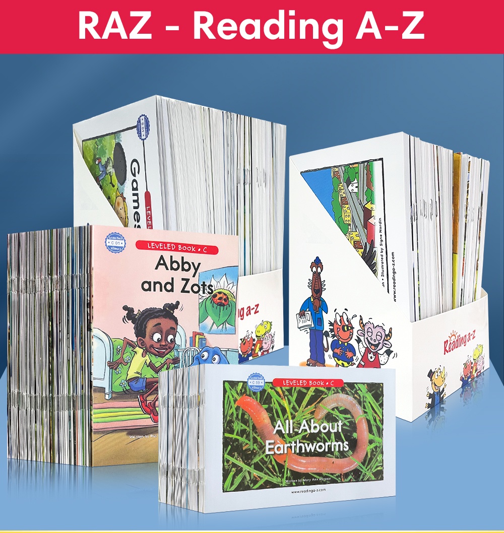Kids RAZ Grade A-Z Levels Education English Books for Kids Children ...