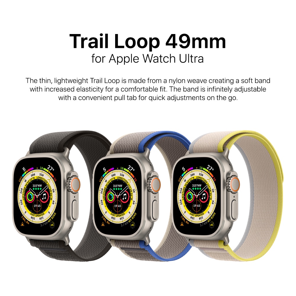 Apple Trail Loop for Apple Watch Series 4-8, Ultra, SE & SE 2nd Gen ...