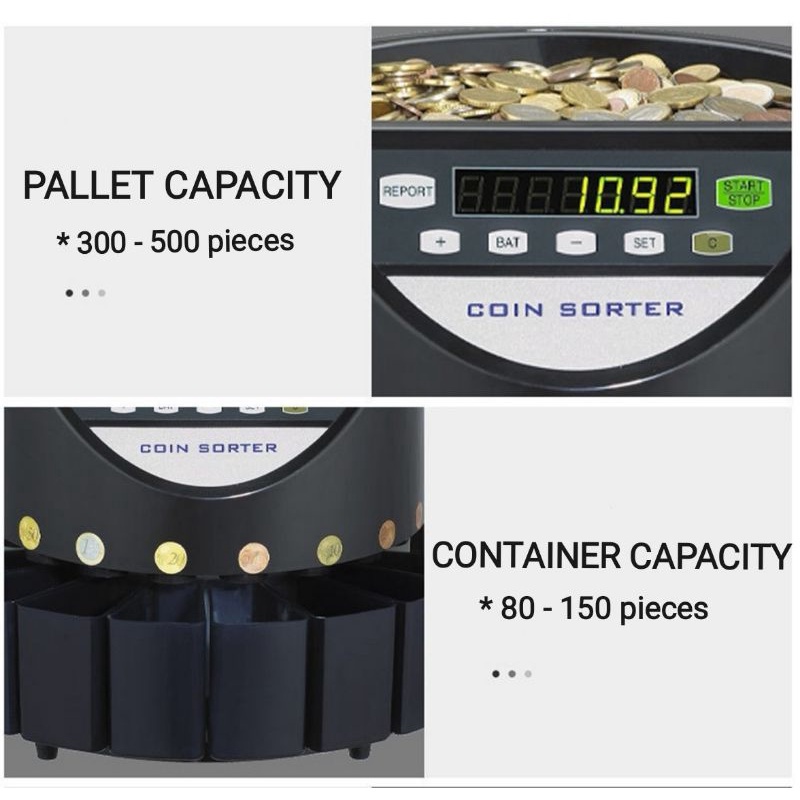 Coin Counter Machine CCS-20 Coin Counting Machine *Coin | Shopee ...