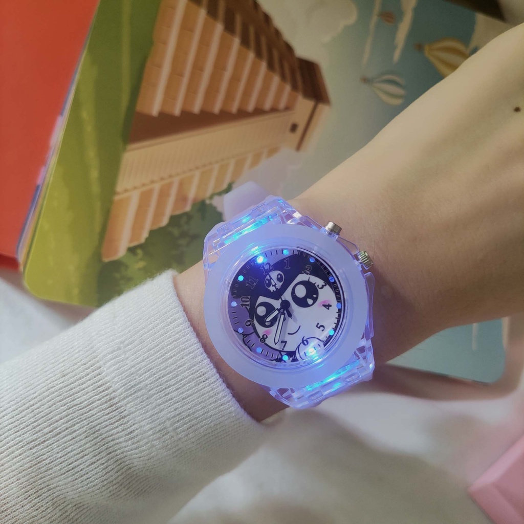 Relo for Kids Sanrio Cartoon Kids Watch Luminous LED Watch Hello Kitty ...