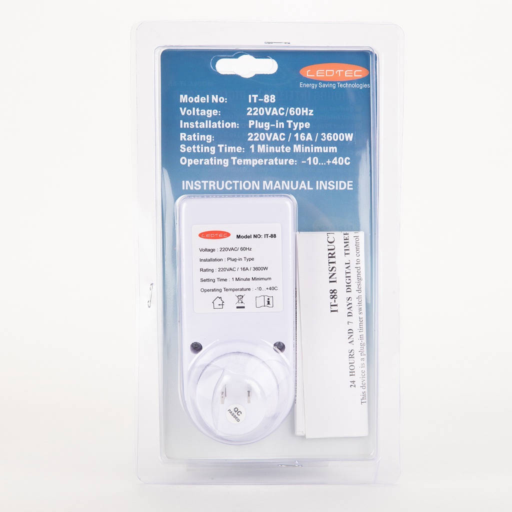 LEDTEC Digital Timer for Cooking Appliance, Electric Fan, and other ...