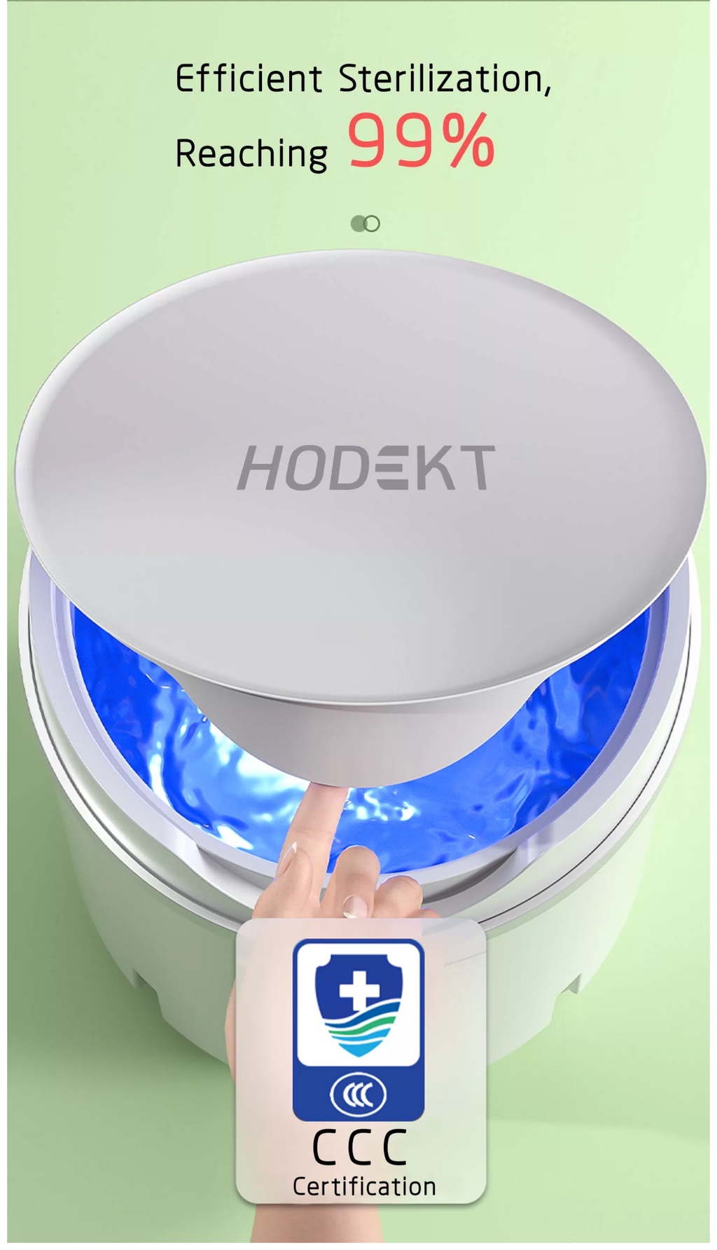 HODEKT Mini Portable Washing Machine With Dryer Blue Light ...