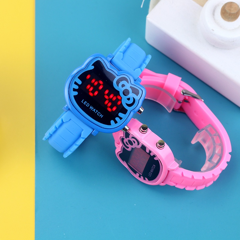 Hello Kitty Relo for Kids Girl Silicone Children Sport Watch Waterproof ...