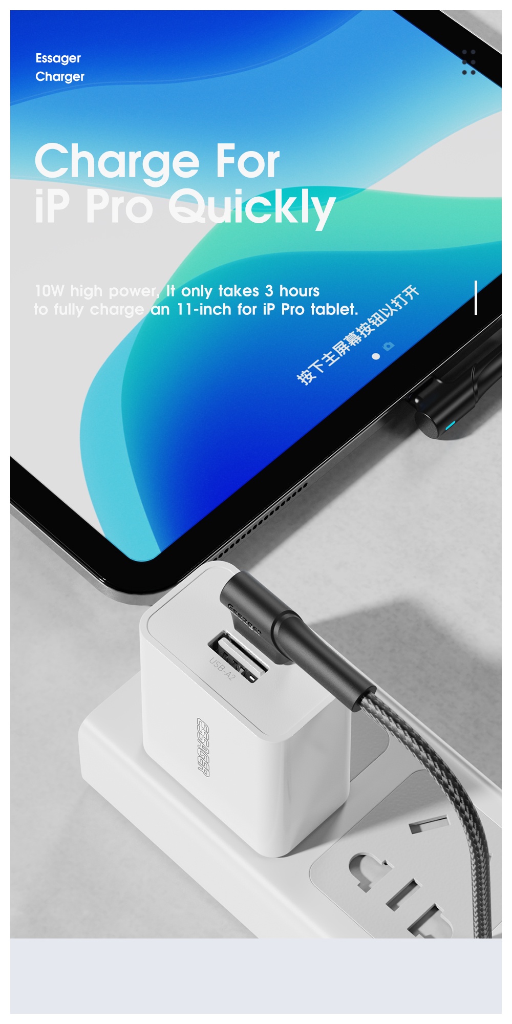 Essager Travel Charger 5V/2A Dual Port Usb Charger Plug Android Phone 10w Fast Charge Charger ...