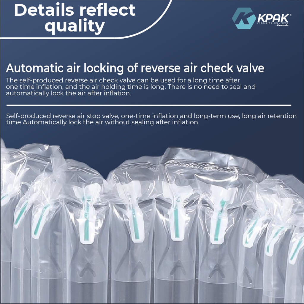 Kleensafe x KPak AirColumn Pouch protective inflatable bag for bottles ...